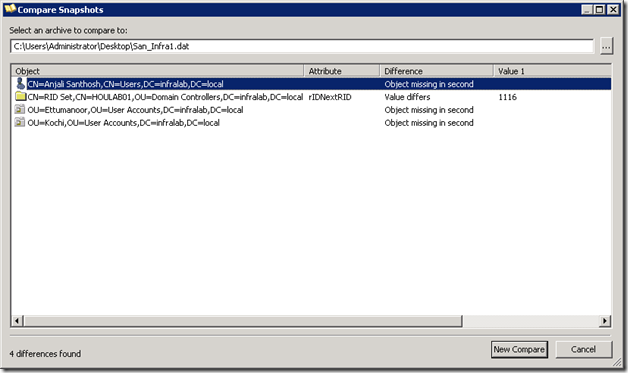 Active Directory Snapshot Creation And Comparison Using Ad Explorer ~ Santhosh Sivarajan S Blog